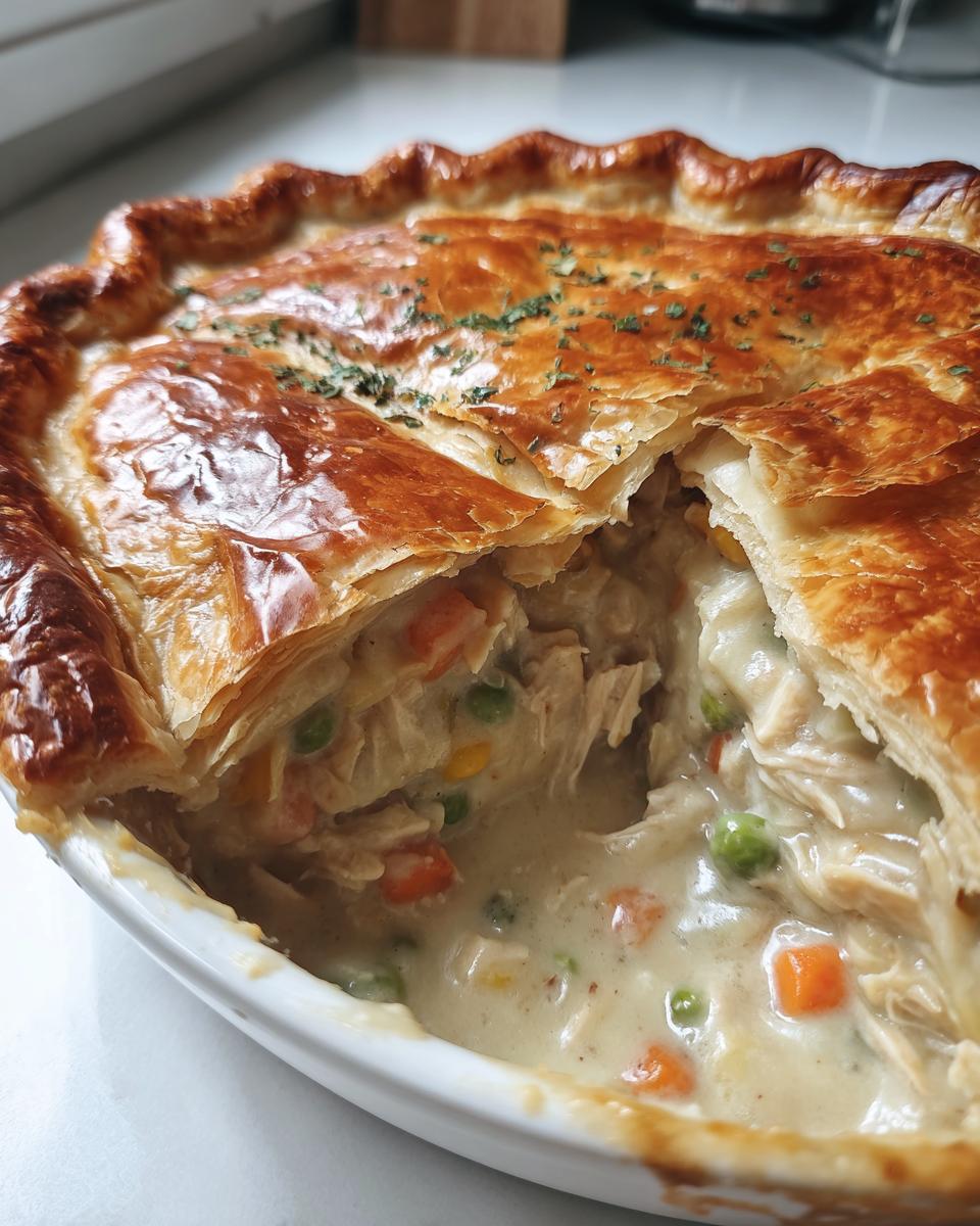 Amazing 1-Sheet turkey pot pie recipe