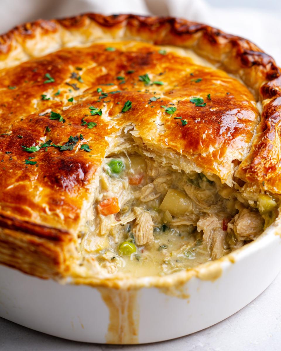 Amazing 1-Sheet turkey pot pie recipe
